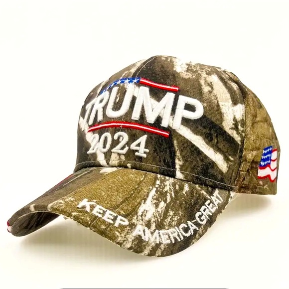 Frugality | Accessories | 224 Trump Camouflage With American Flag Cap ...
